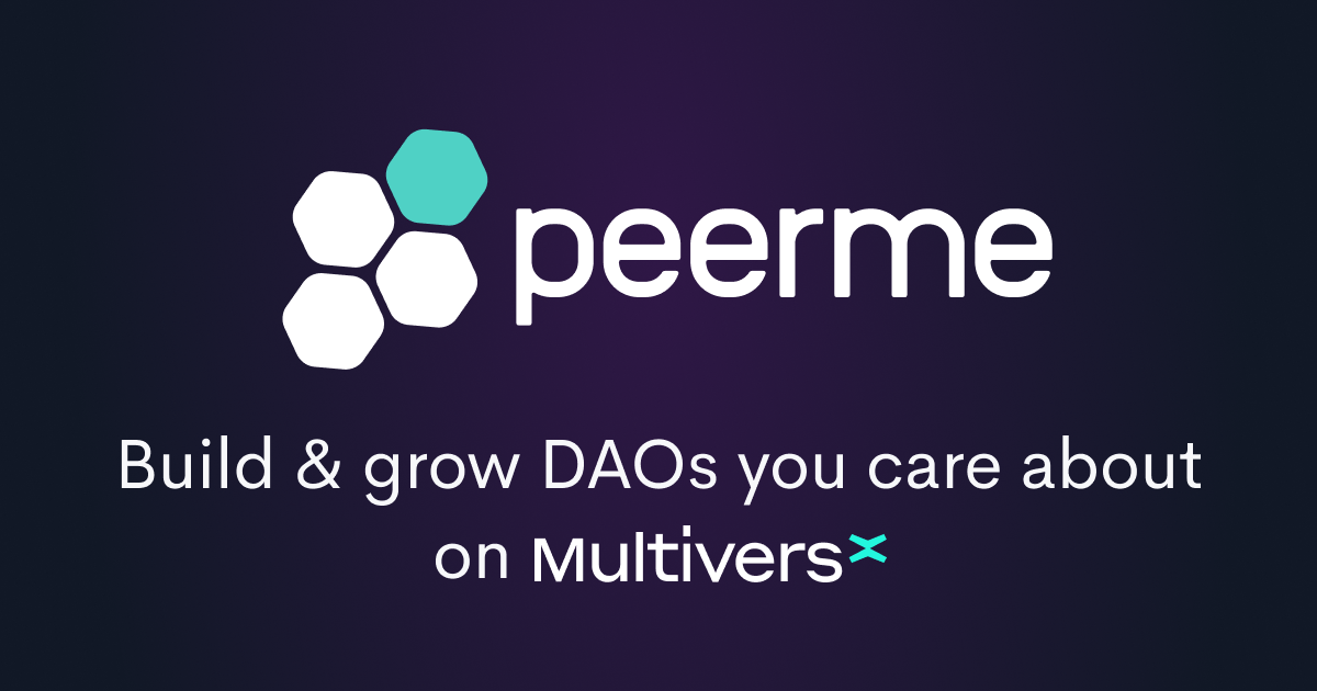 PeerMe - Cryptocompanies & DAOs on MultiversX